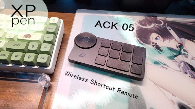 【XPPen ACK05 レビュー】作業はもちろんゲームでも活躍！XPPenのダイヤル付き左手デバイス：xppen ack05 | もちゅガジェ